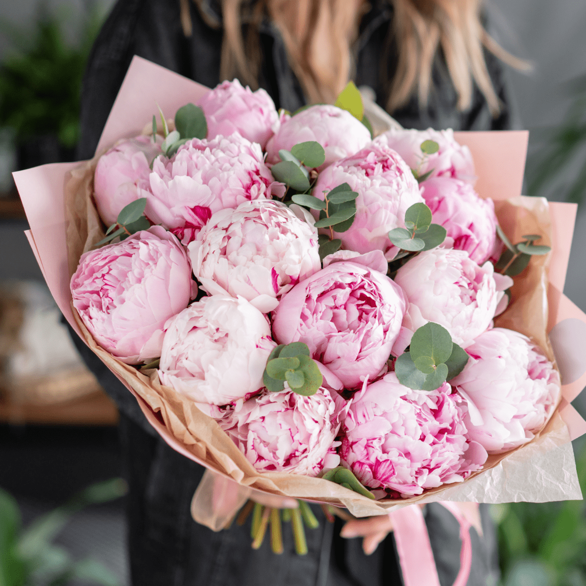 Peonies bouquet Blush Majesty Bouquet from 10 100 pcs